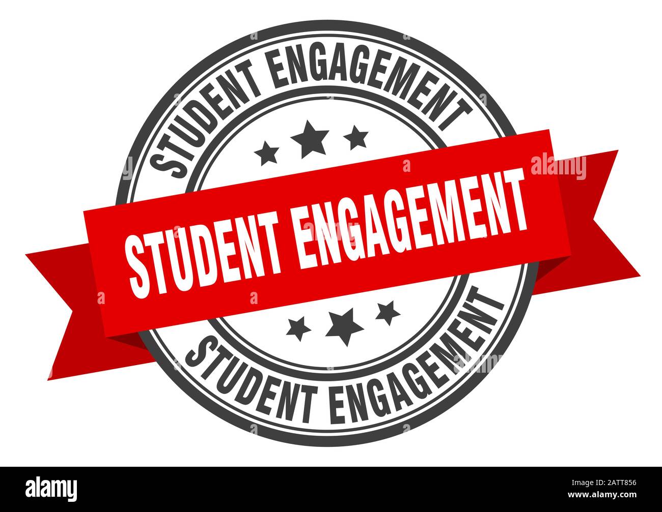 student engagement label. student engagementround band sign. student ...