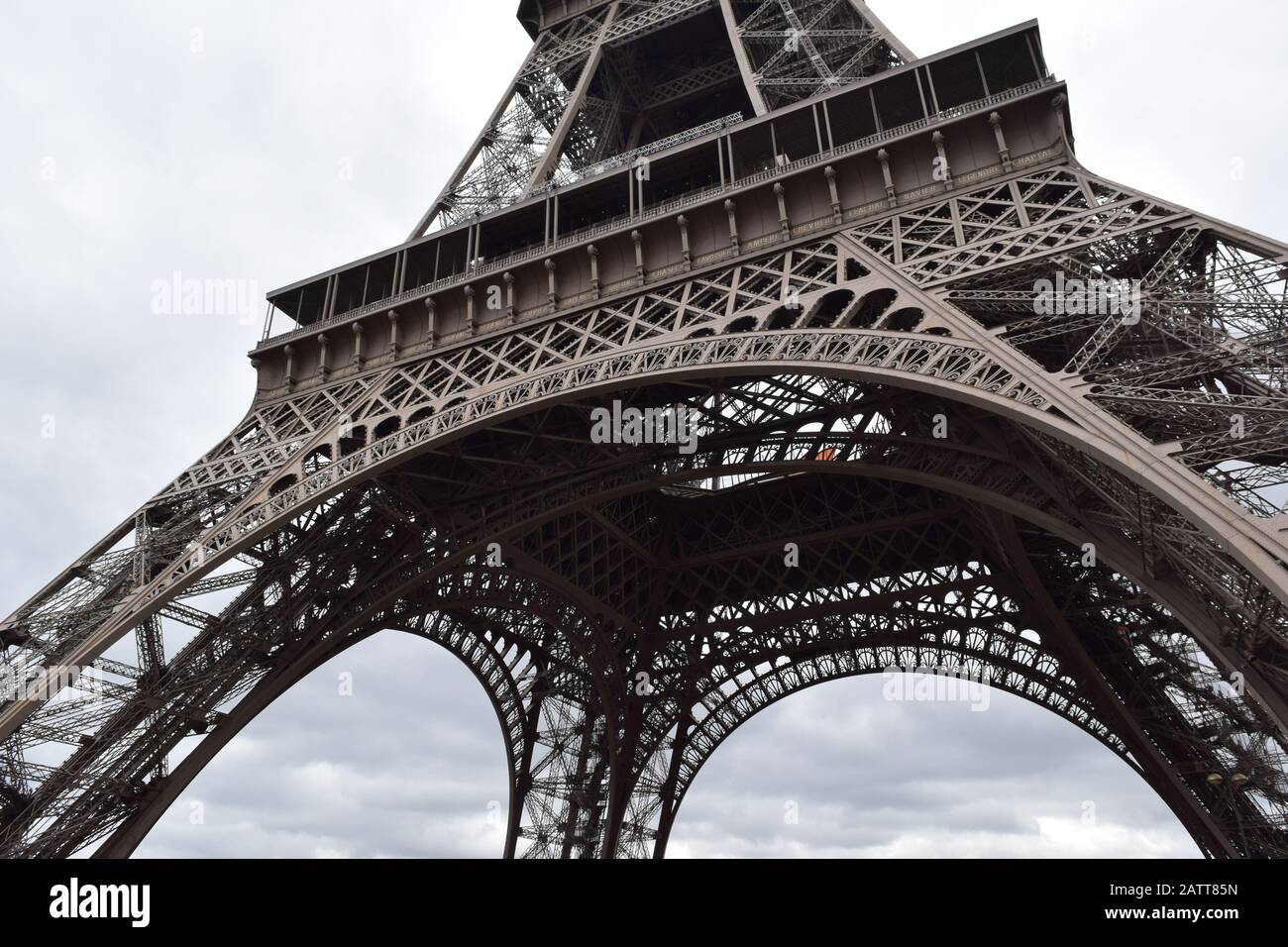 Eiffel tower detail hi-res stock photography and images - Alamy