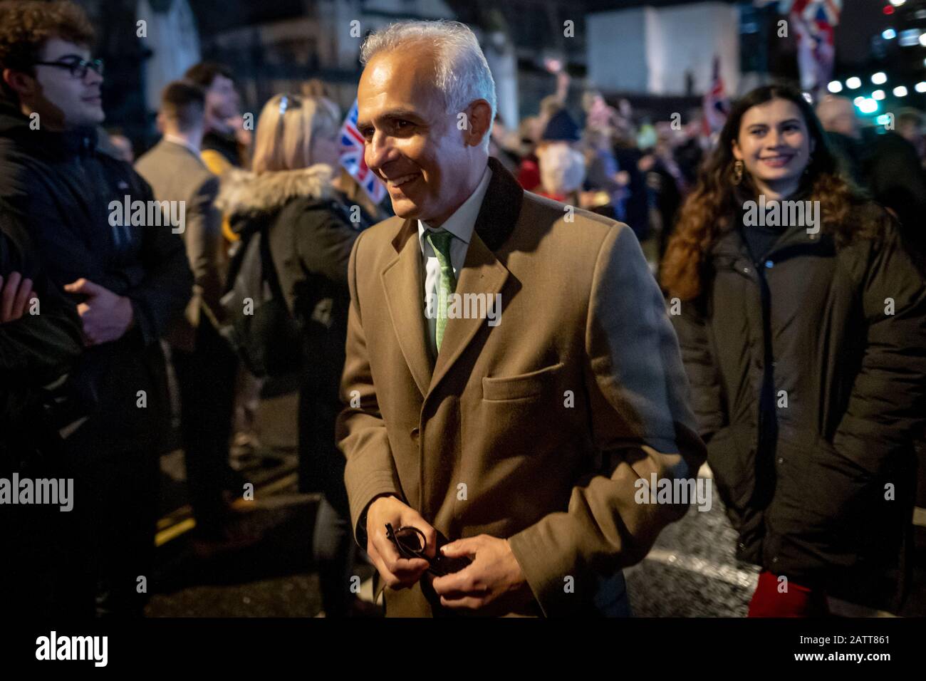 UK Brexit Day 31st Jan 2020. Celebrations in London as the UK finally ...
