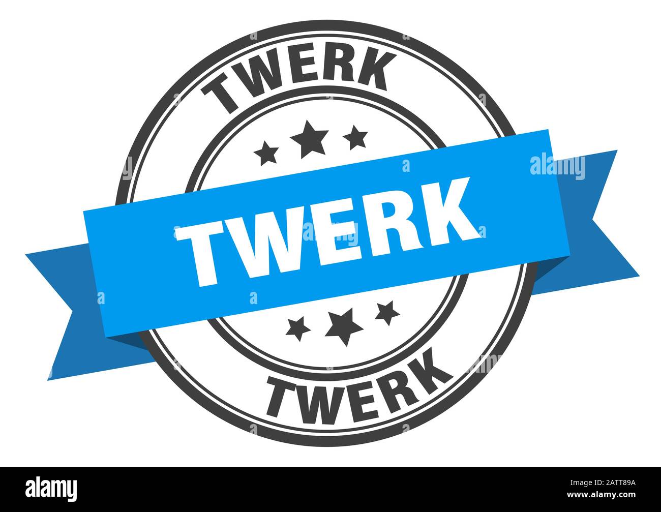 twerk label. twerkround band sign. twerk stamp Stock Vector Image & Art ...