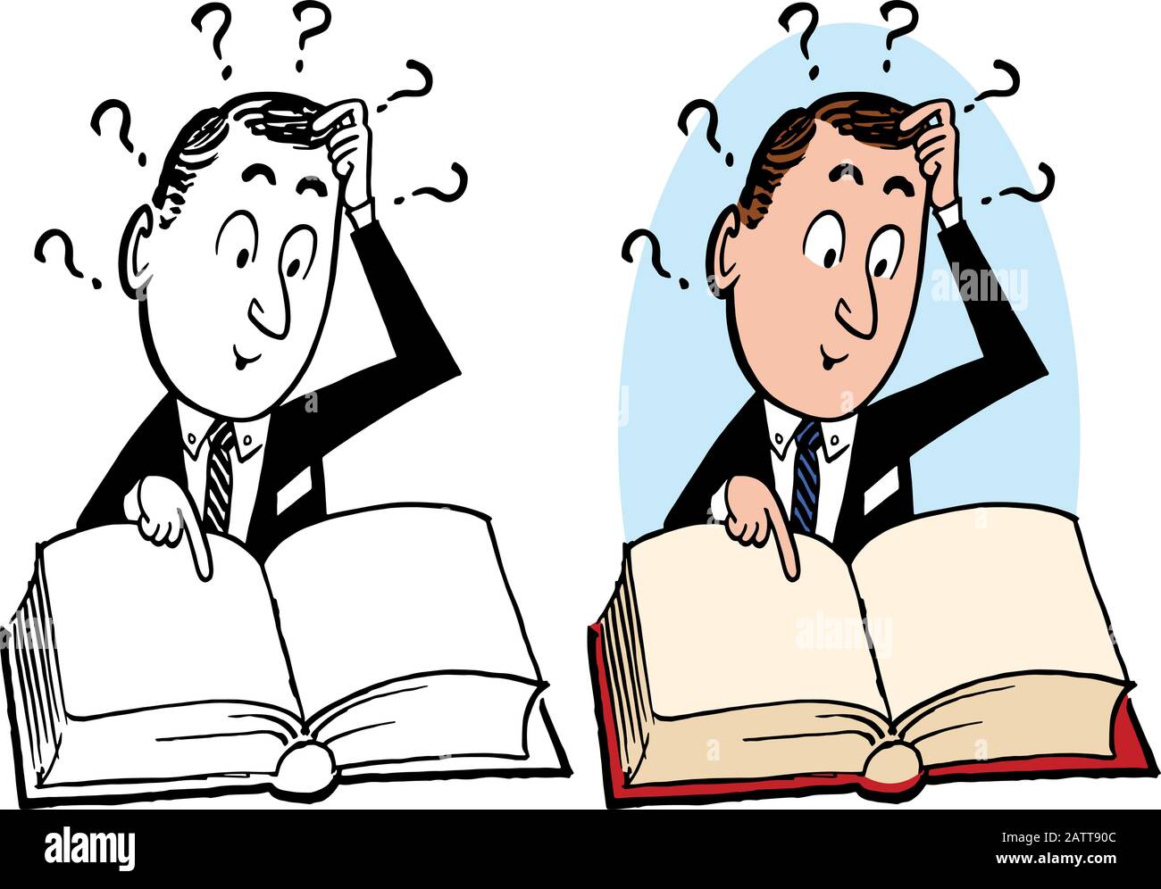 Cartoon open book hi-res stock photography and images - Alamy