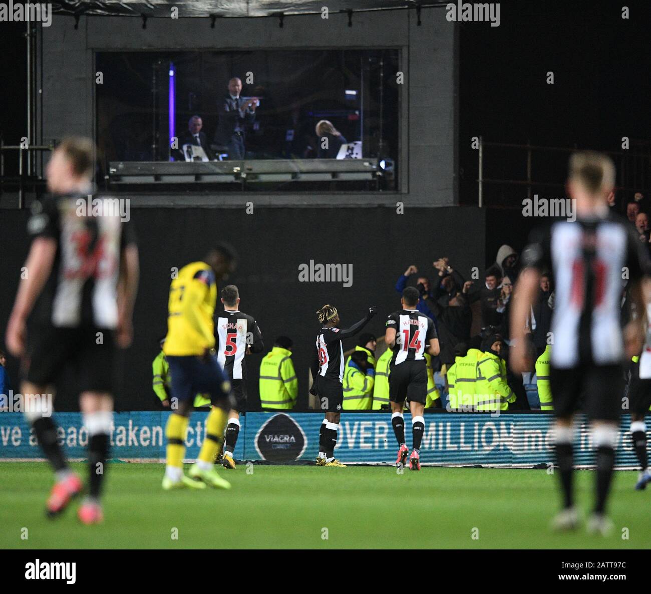 Commentary box soccer hi-res stock photography and images - Alamy
