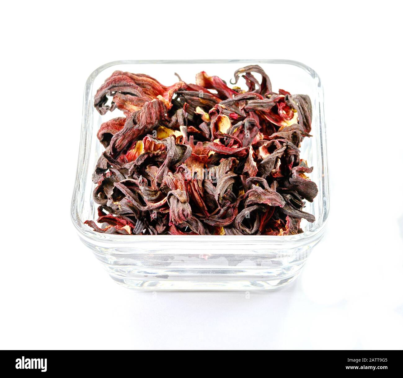 Hibiscus in bloom botanical Cut Out Stock Images & Pictures - Alamy