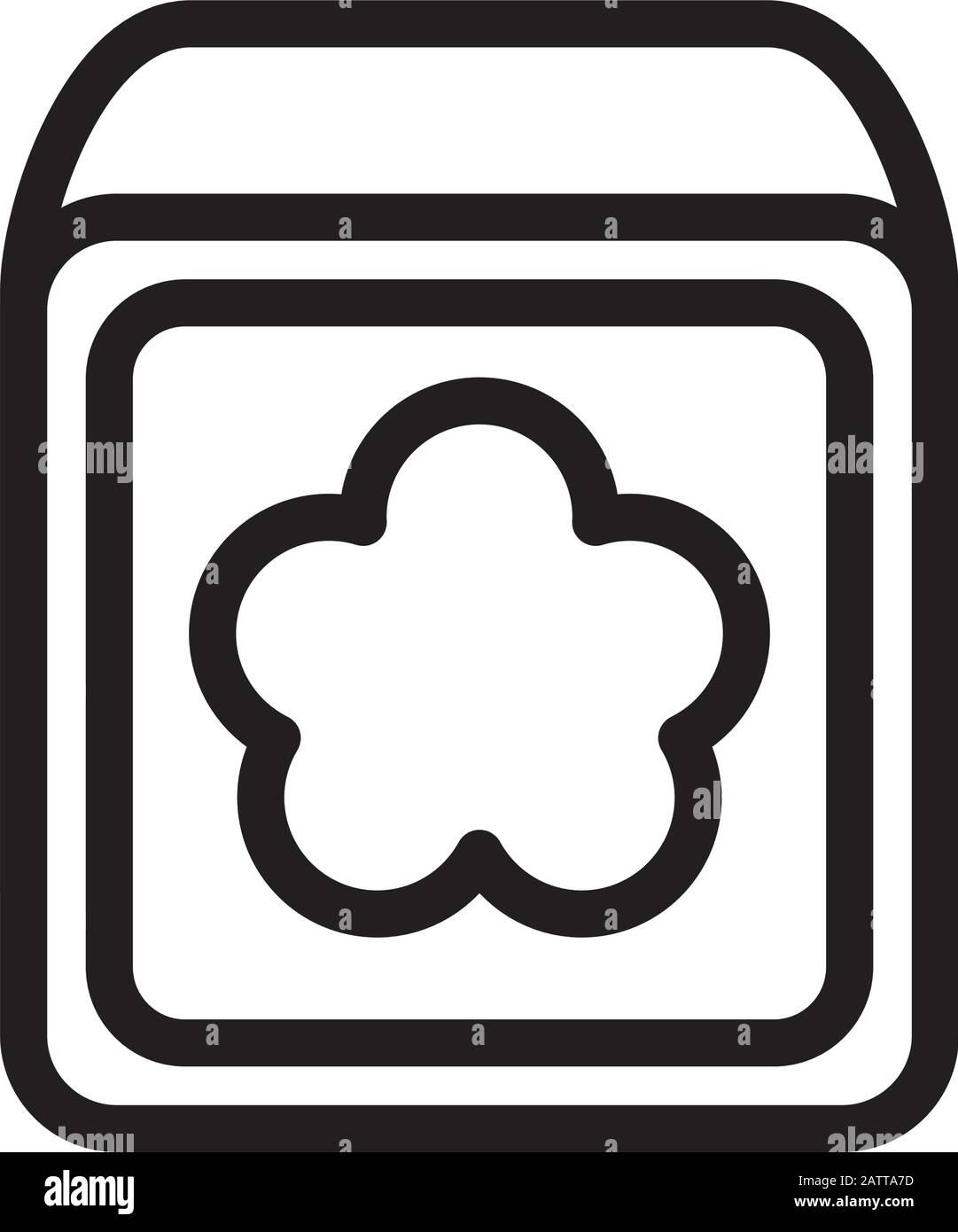 kids toy, cube block icon design on white background vector ...