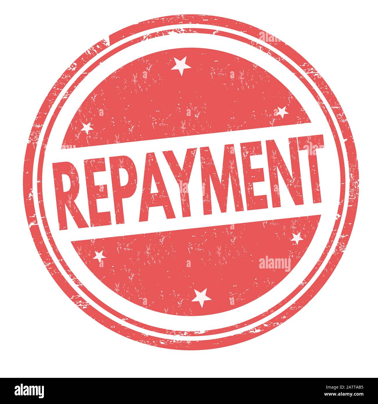 Repayment sign or stamp on white background, vector illustration Stock ...