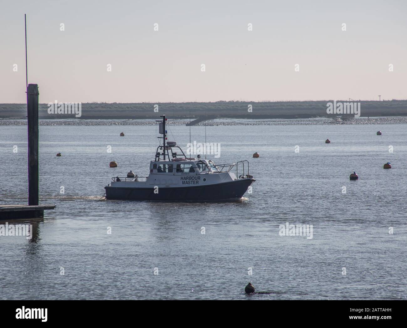 Harbour Master Boat at Burnham on Crouch Stock Photo - Alamy