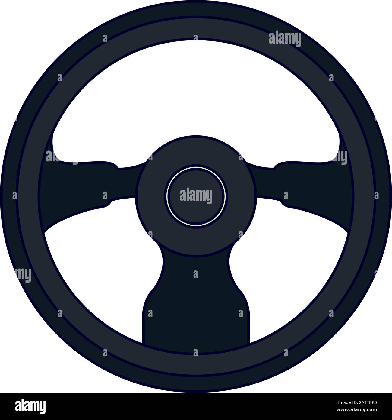 steering wheel icon over white background Stock Vector Image & Art - Alamy