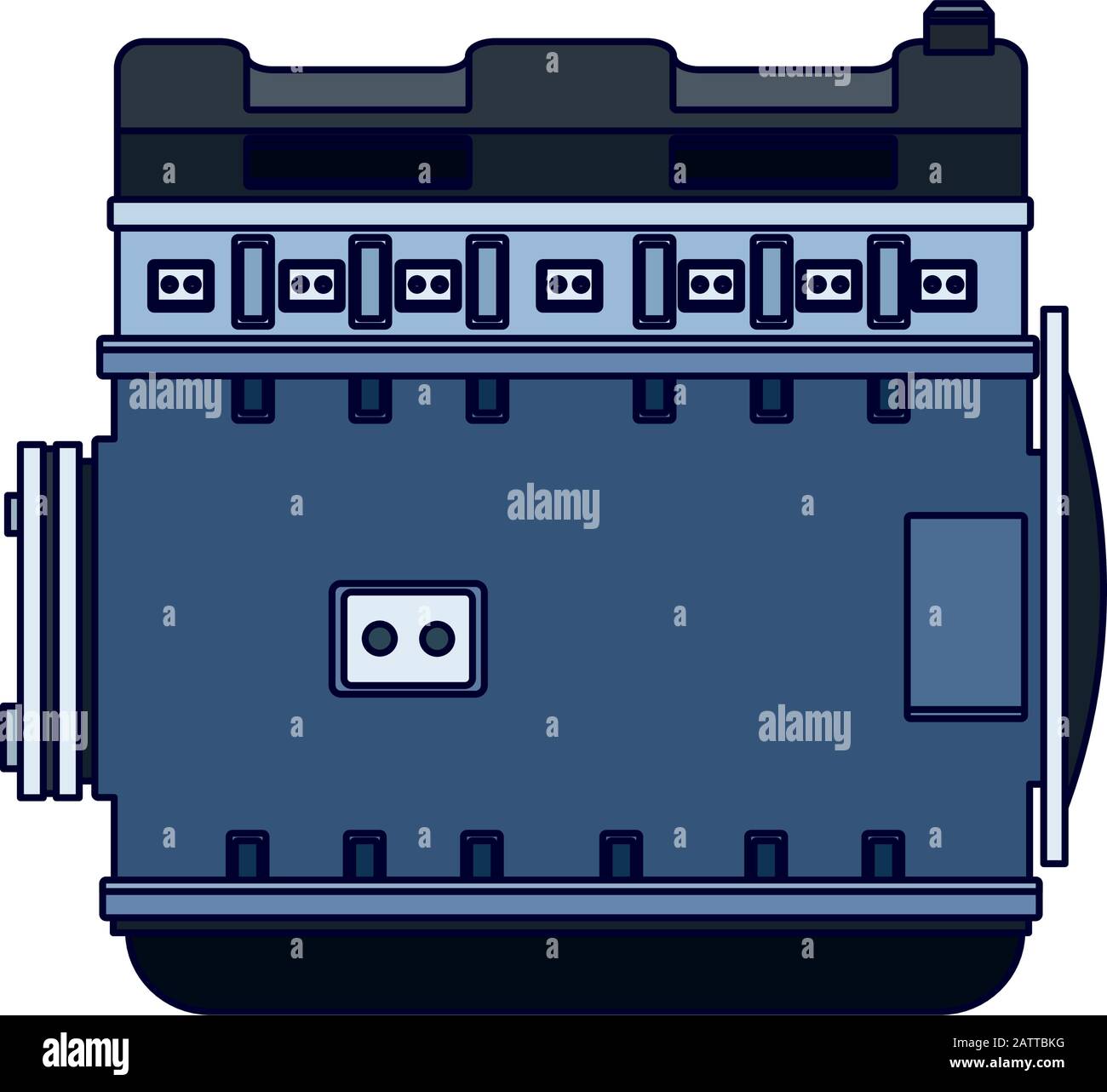 car motor icon over white background Stock Vector Image & Art - Alamy
