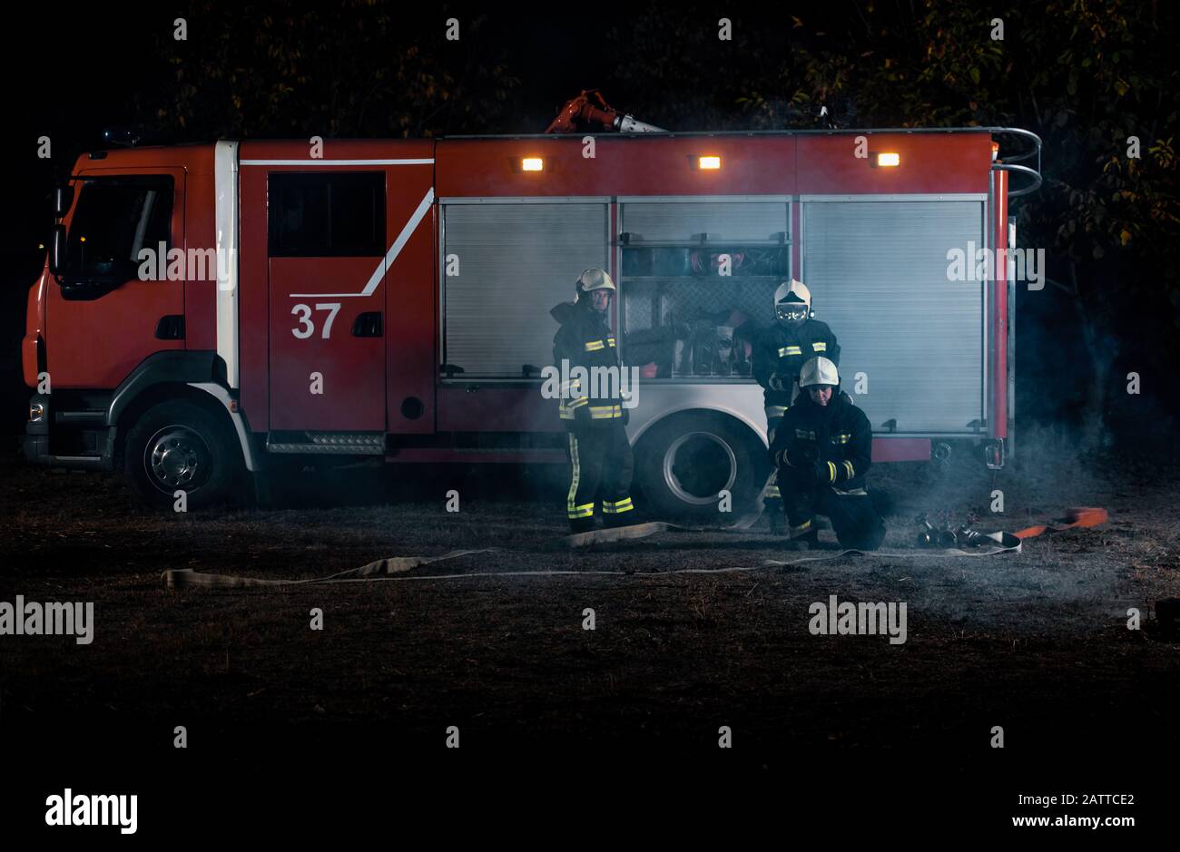 Fire hose rescue long hi-res stock photography and images - Alamy