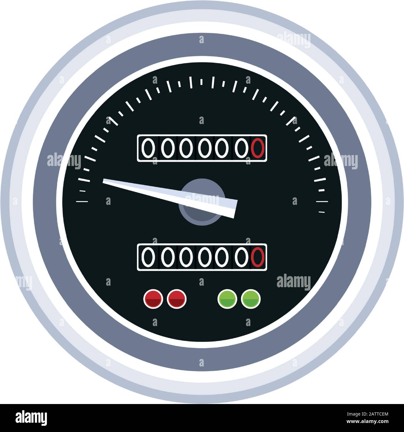 Petrol gauge speedometer Cut Out Stock Images & Pictures - Alamy