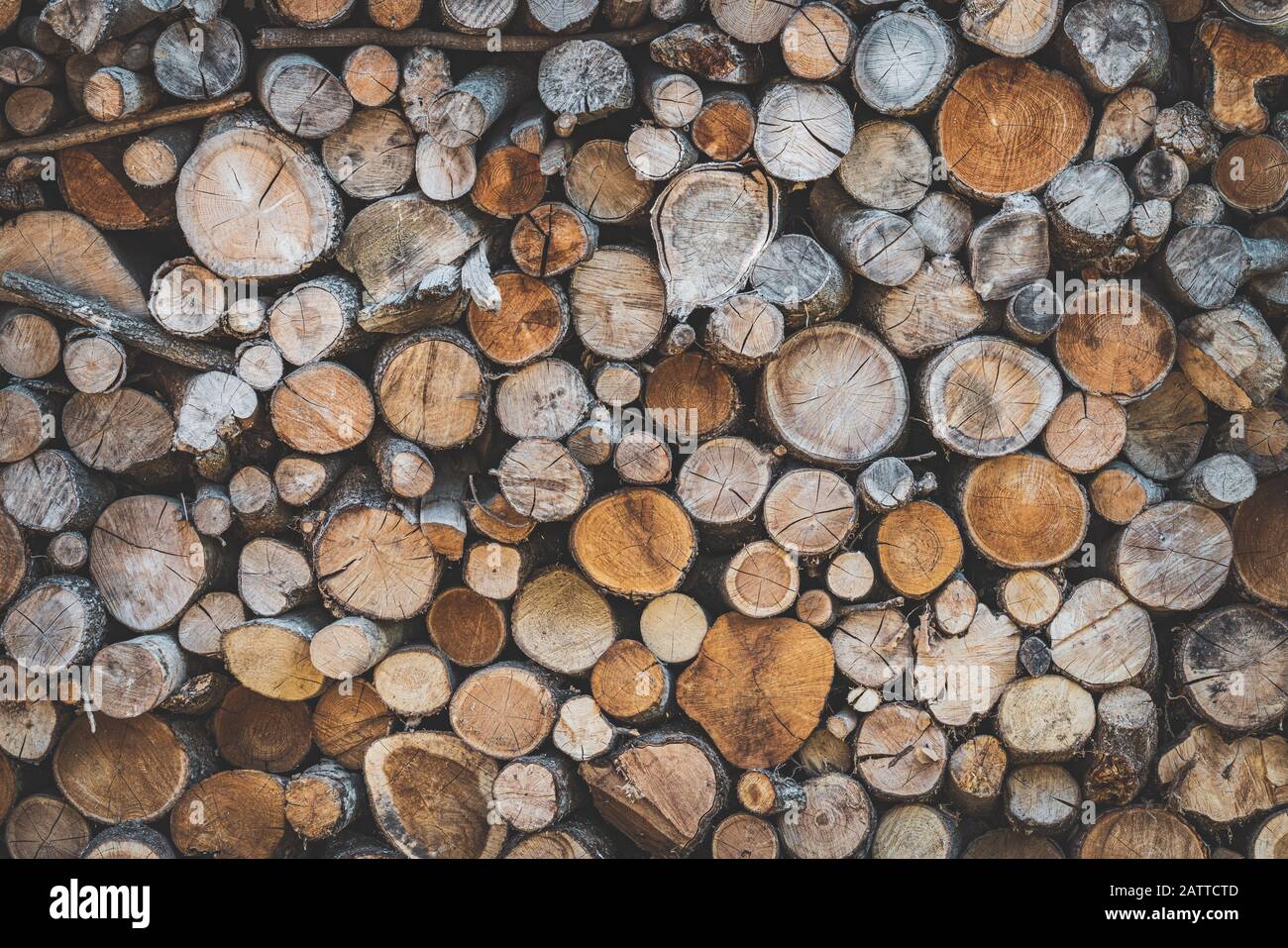 Stacked logs texture hi-res stock photography and images - Alamy