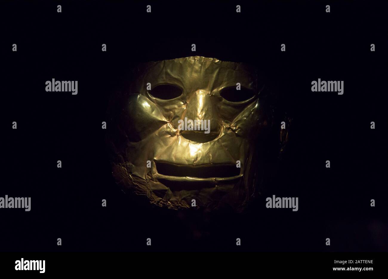 Gold mask museo del oro hi-res stock photography and images - Alamy