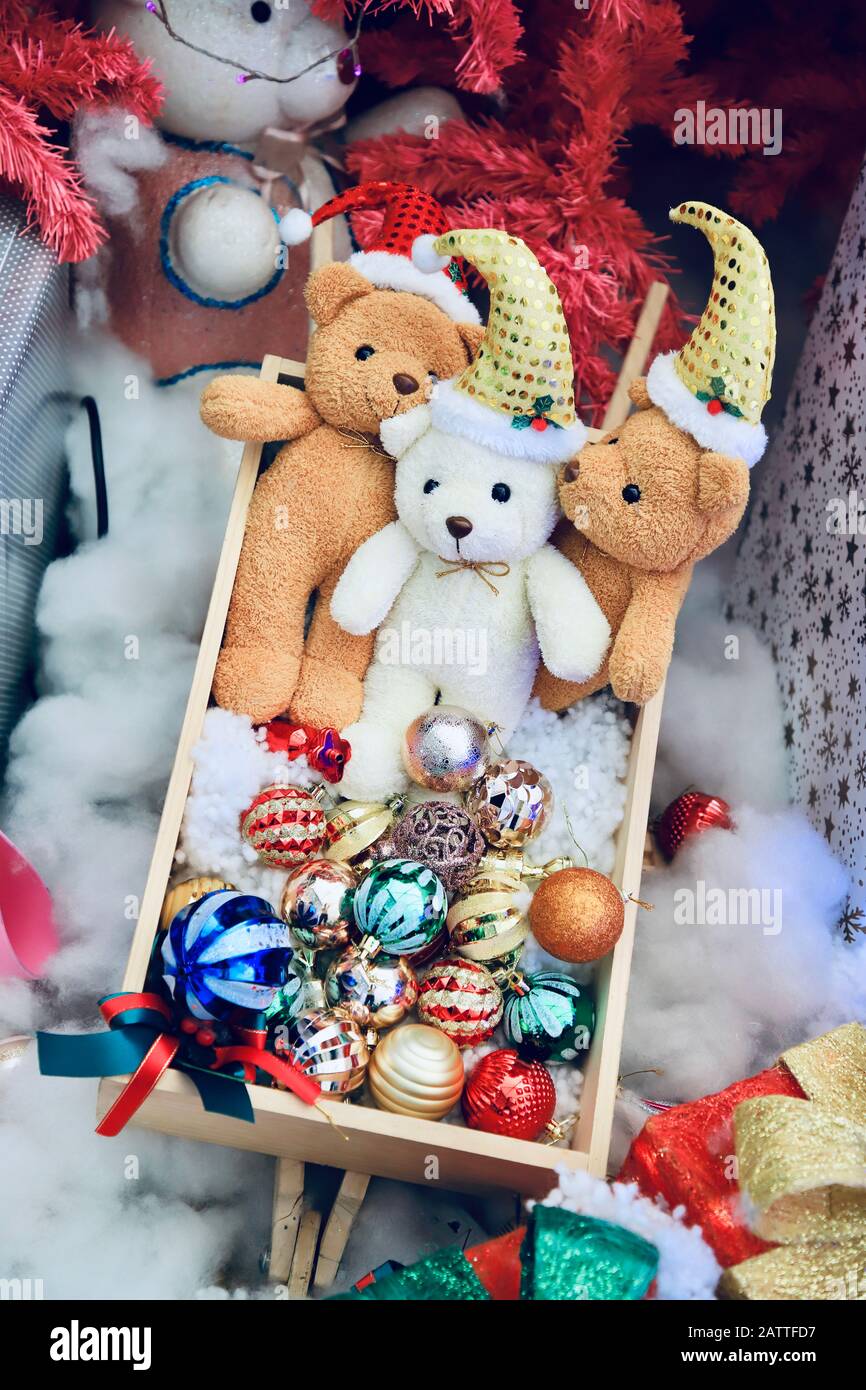 Teddy Bear In Gift Box High Resolution Stock Photography and Images - Alamy