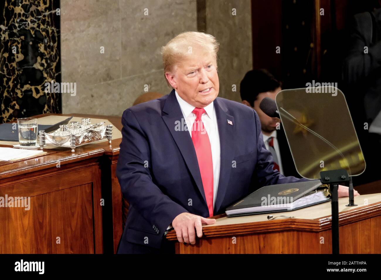 Washington DC, USA. 04th Feb, 2020. President Donald J. Trump speaks ...