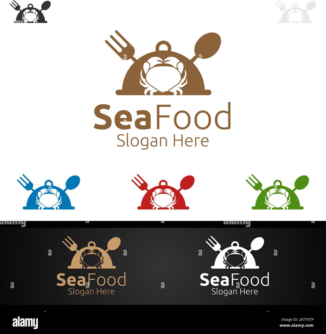 Cook seafood shrimp crab Stock Vector Images - Alamy