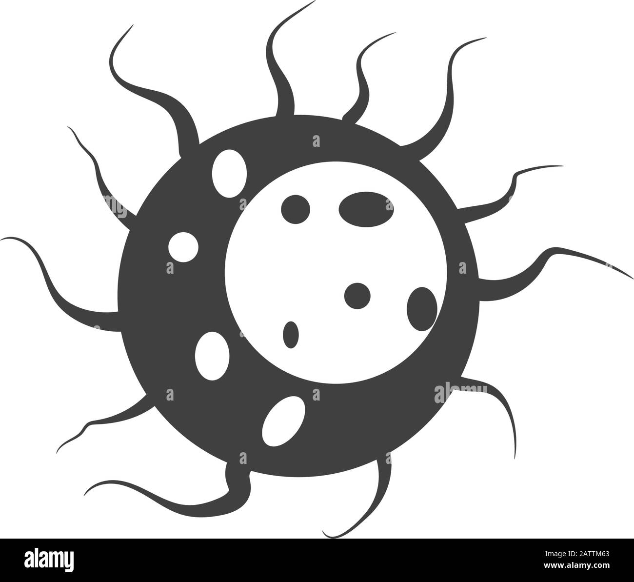 Virus vector illustration icon template design Stock Vector Image & Art ...