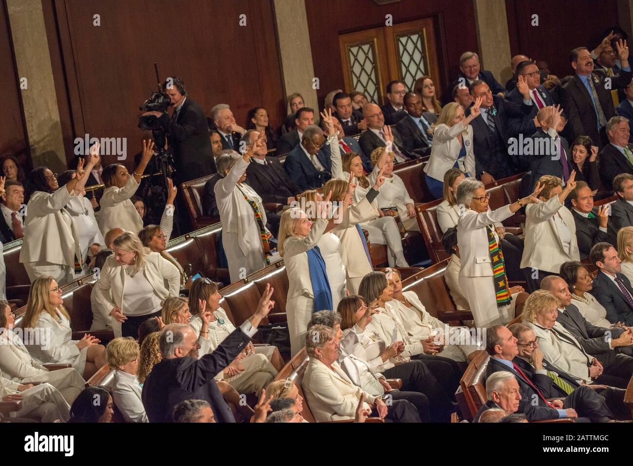 Washington DC, February 4 2020-President Donald J. Trump gives his ...