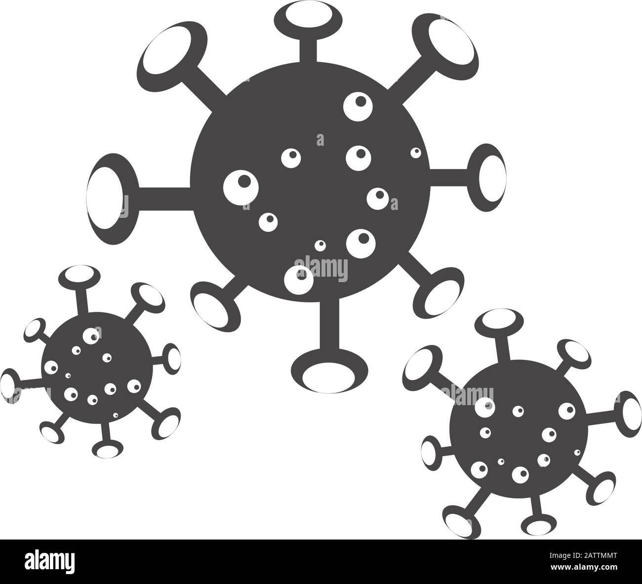 Virus vector illustration icon template design Stock Vector Image & Art ...