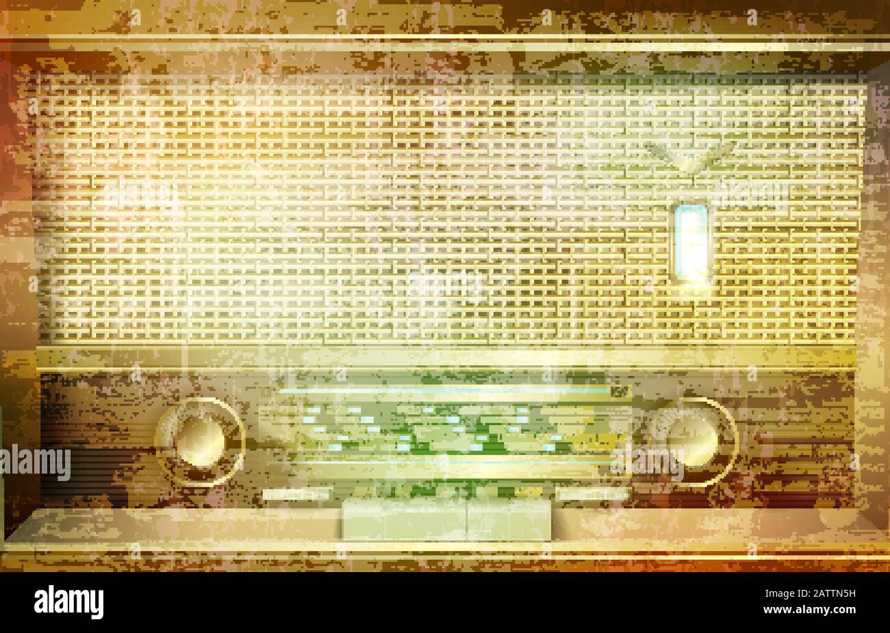 abstract gray grunge vintage sound background retro radio Stock Vector ...