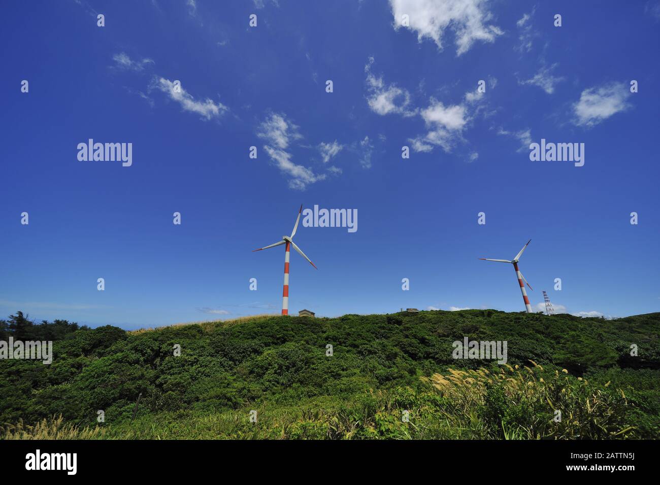 Shimen wind power station Stock Photo - Alamy