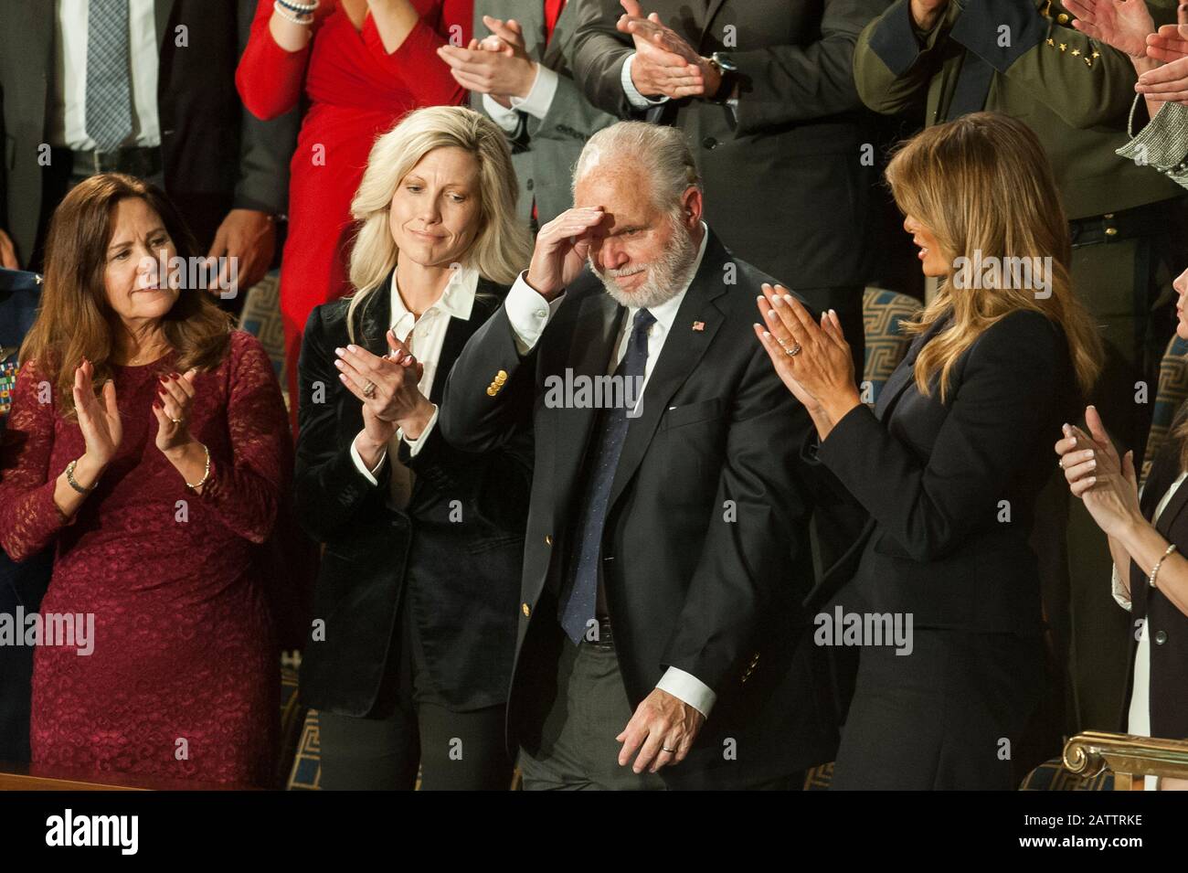 Washington DC, USA. 4th February, 2020. Conservative radio talk show ...