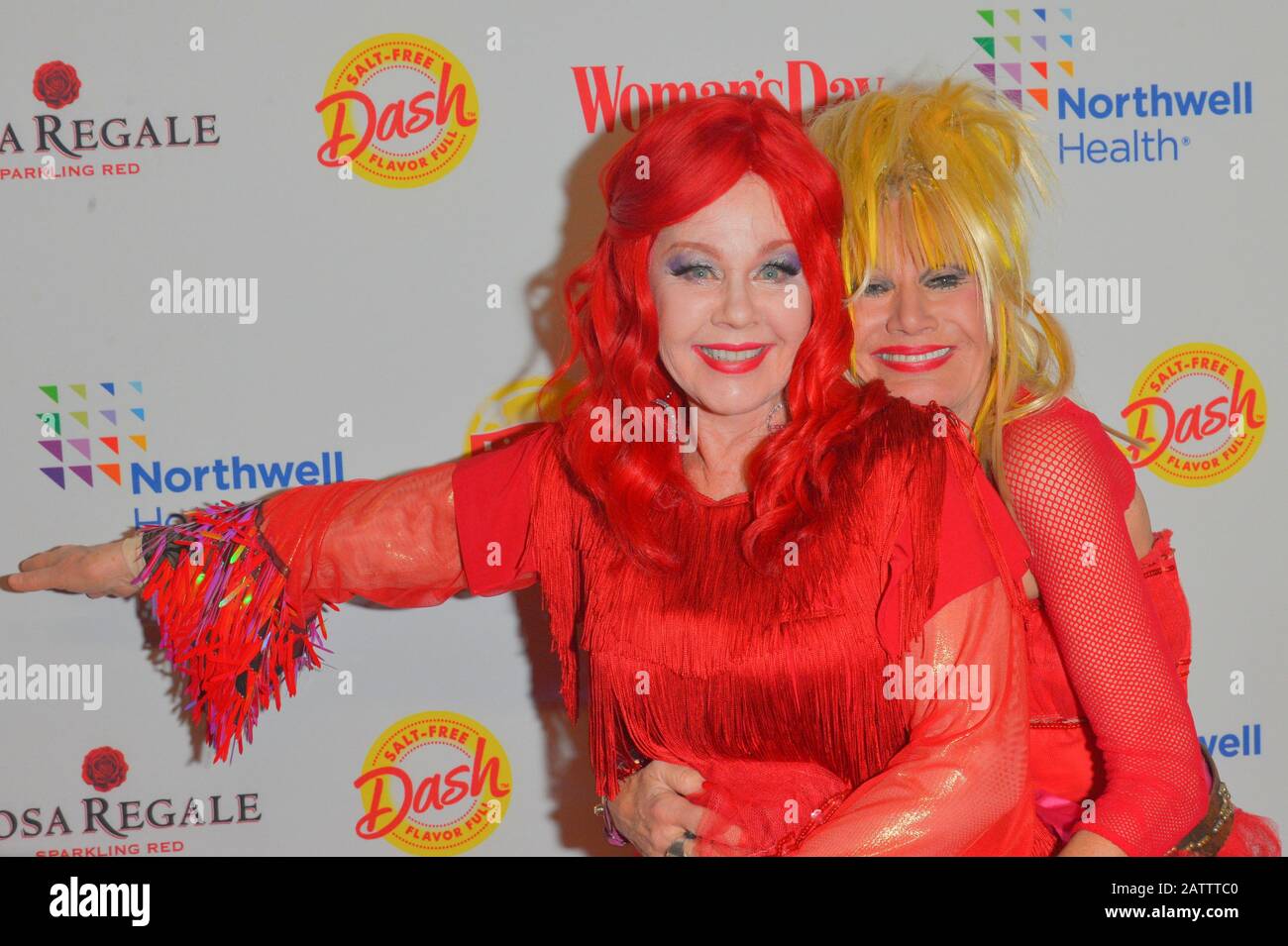 NEW YORK, NY - FEBRUARY 04: Kate Pierson, of the B-52s, and Betsey ...