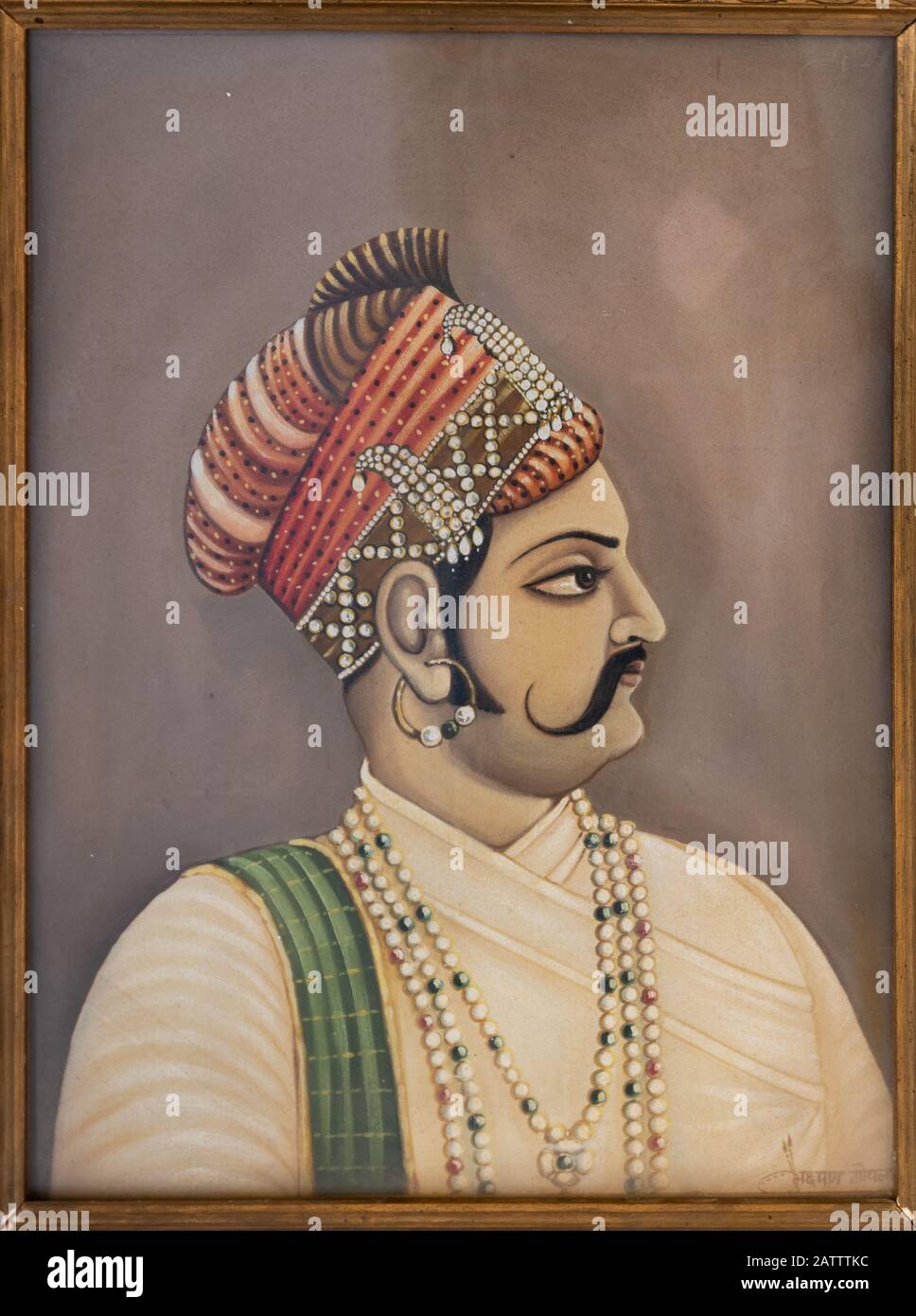 Maharawal Bheem Singh (1577-1613) of Jaisalmer, Rajasthan. Jaisalmer is ...