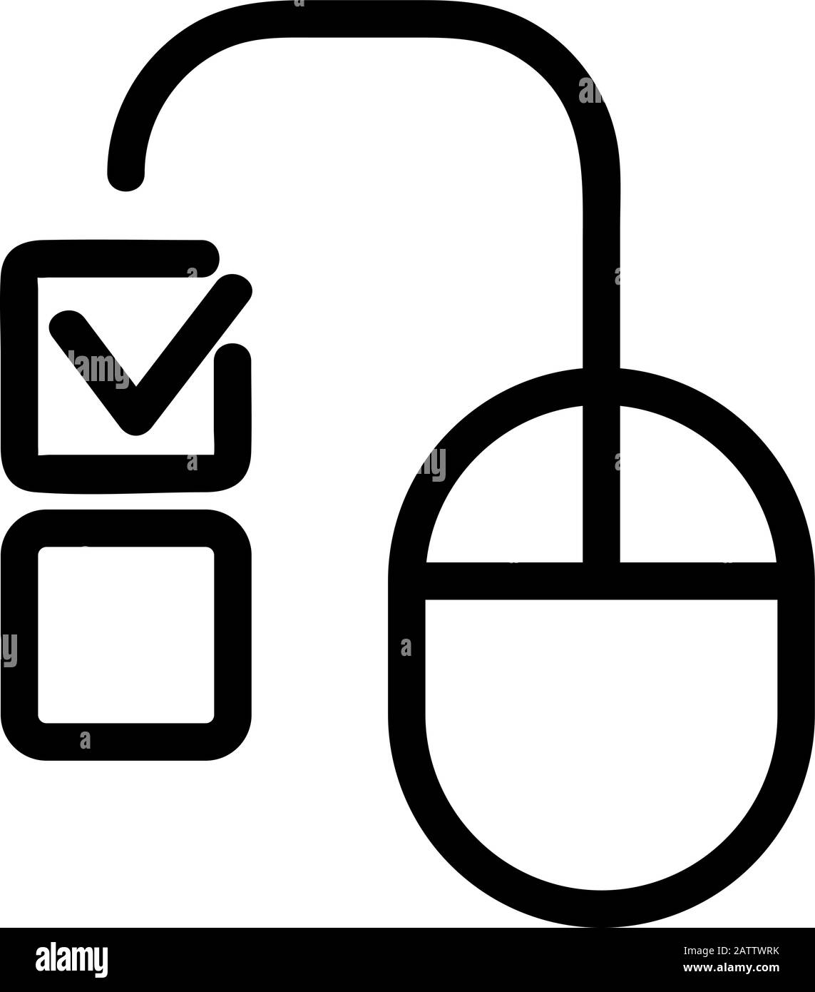 Online test icon vector. Isolated contour symbol illustration Stock ...