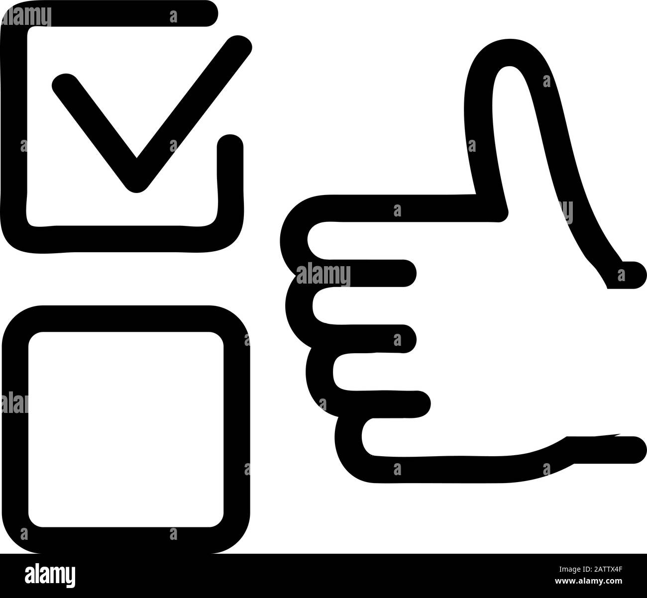 The correct answer is the icon vector. Isolated contour symbol ...