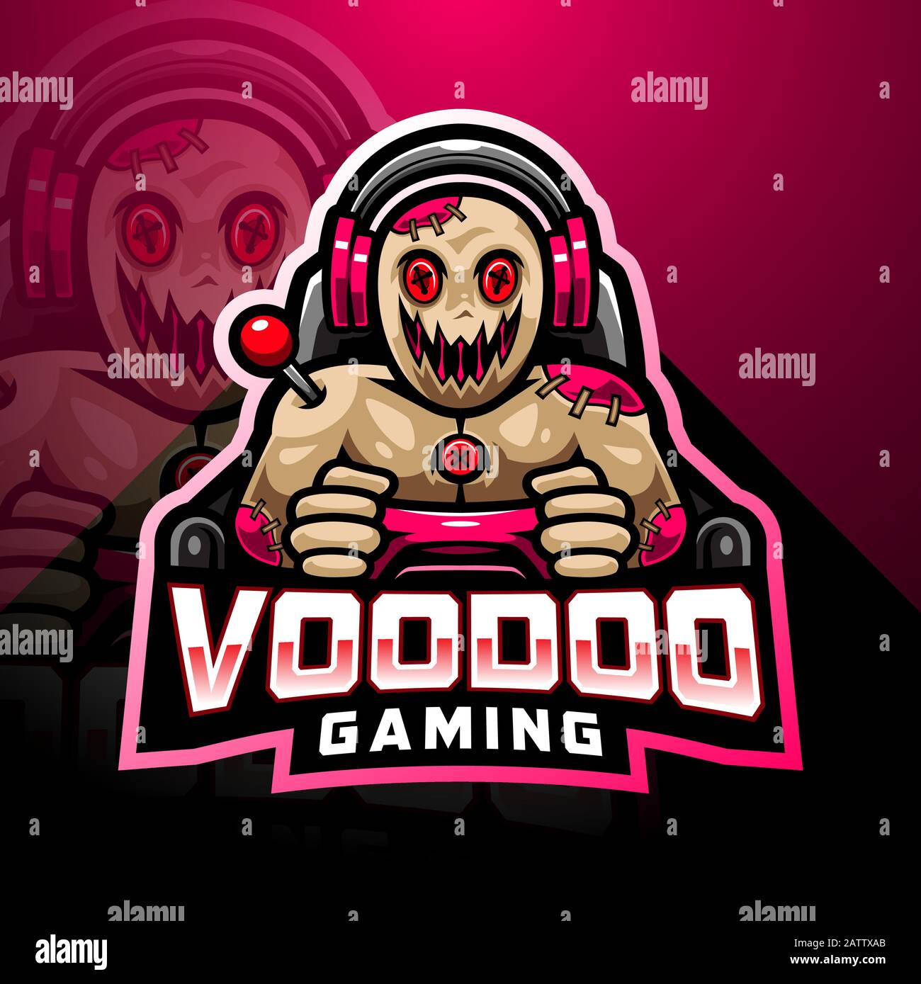 Voodoo gaming esport mascot logo Stock Vector Image & Art - Alamy