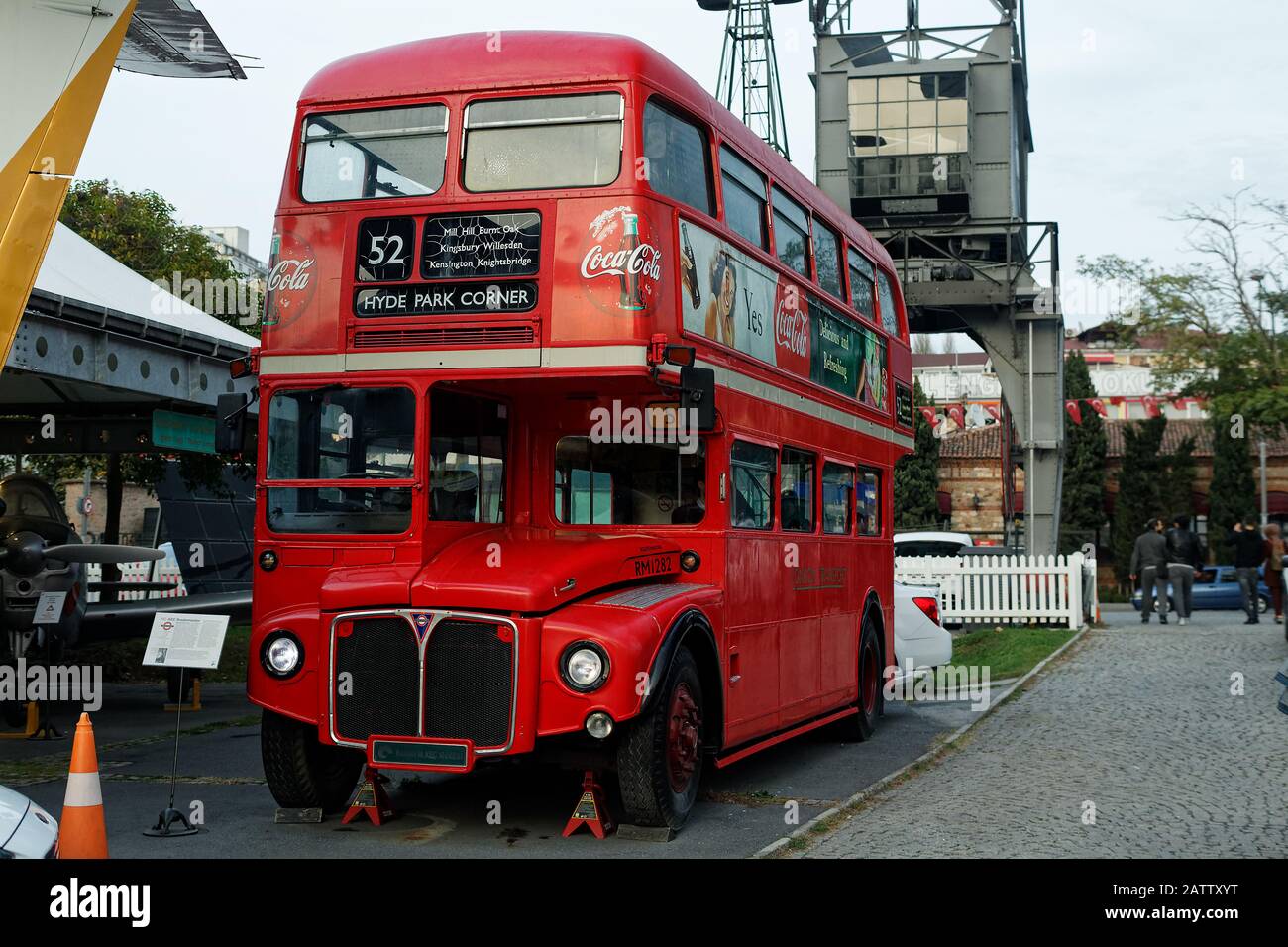 Vintage London Transport R1282 282 CLT Harrow 1990 Model red double ...