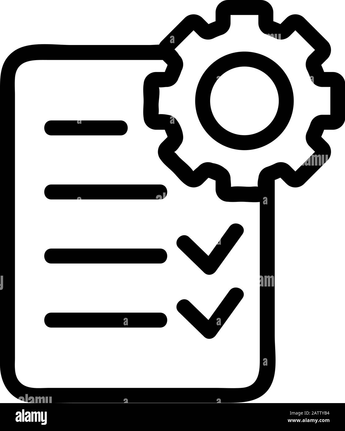 Set up a list of vector icons. Isolated contour symbol illustration ...