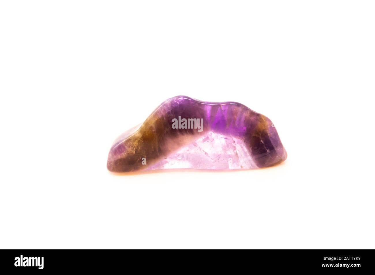 Beautiful mineral amethyst isolated on white background Stock Photo - Alamy