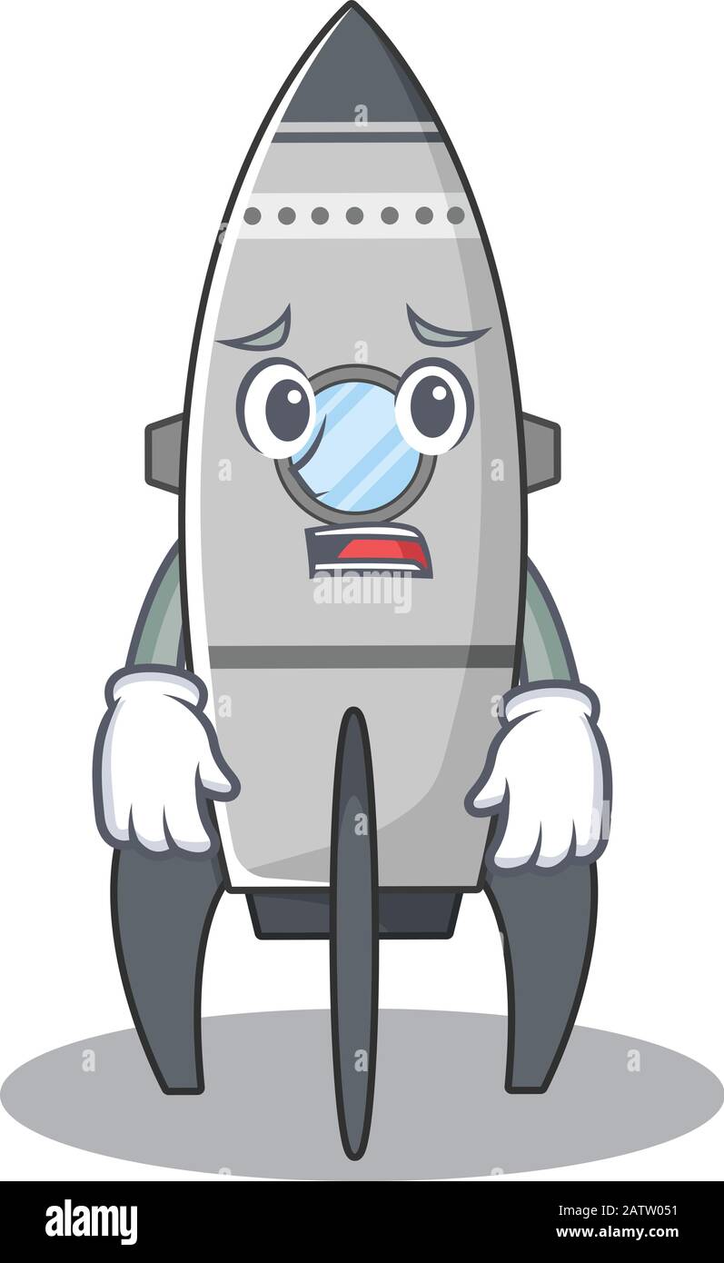 A picture of rocket having an afraid face Stock Vector Image & Art - Alamy