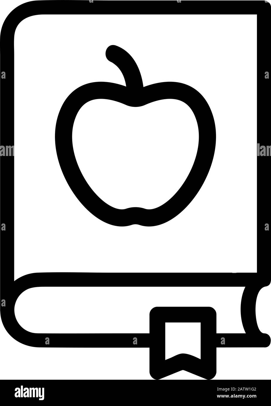 Health recipe icon vector. Isolated contour symbol illustration Stock ...