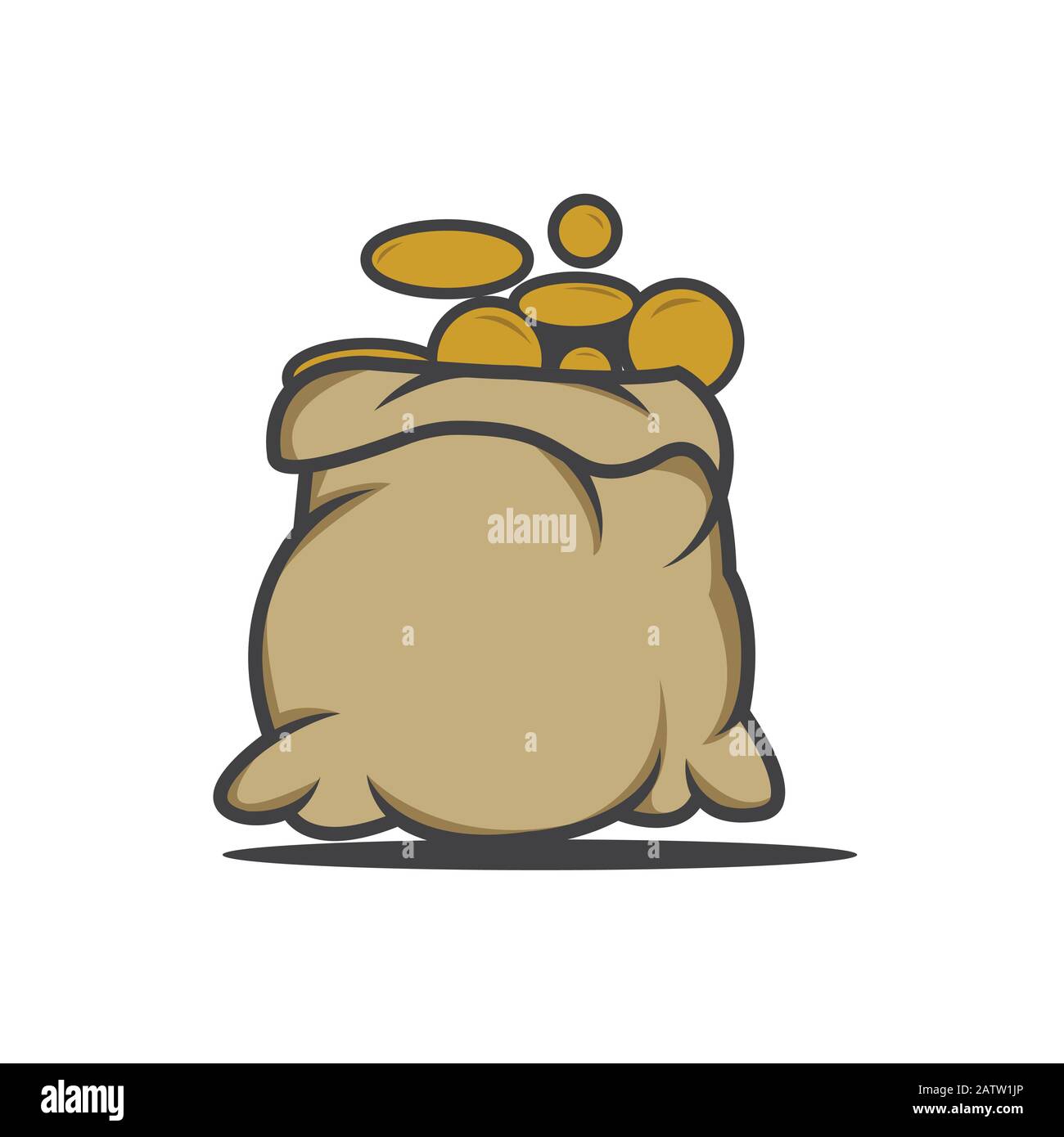 Editable vector green dollar Stock Vector Images - Alamy