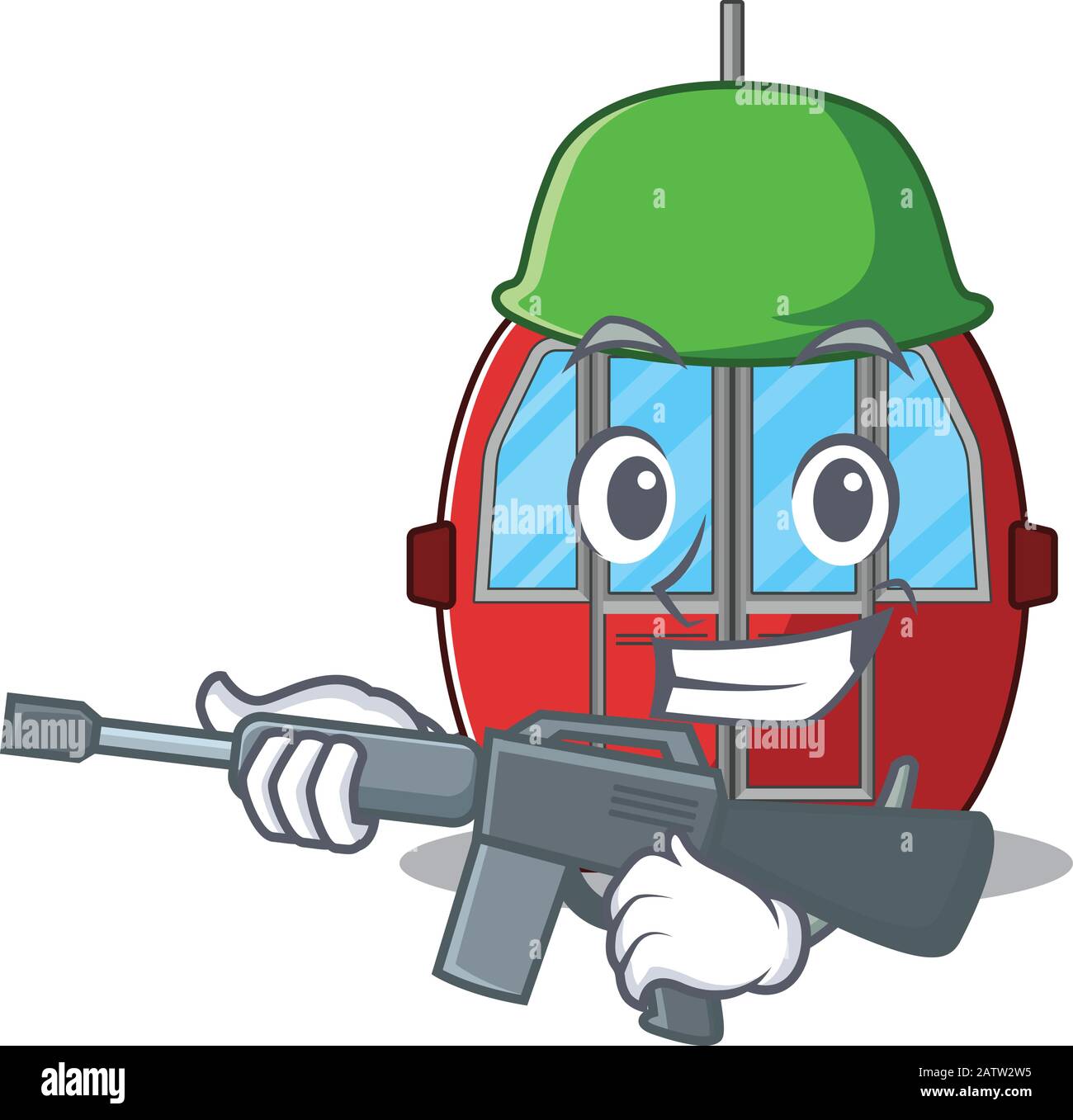 Machine gun hill Stock Vector Images - Alamy