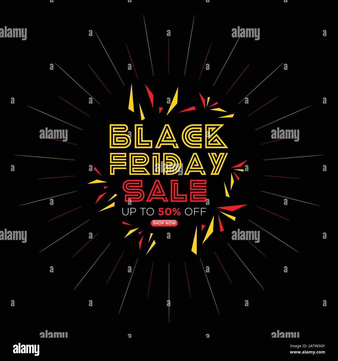 Banner black friday sale Stock Vector Images - Alamy