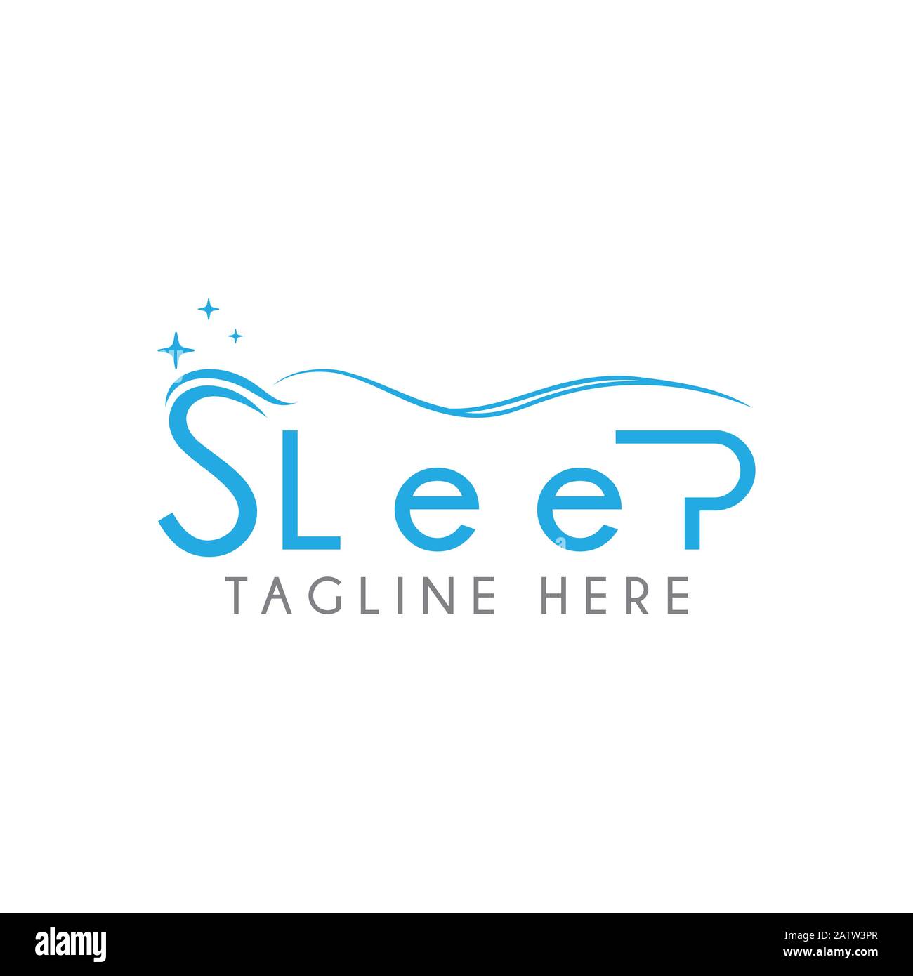 sleep care logo vector. icon template Stock Vector Image & Art - Alamy