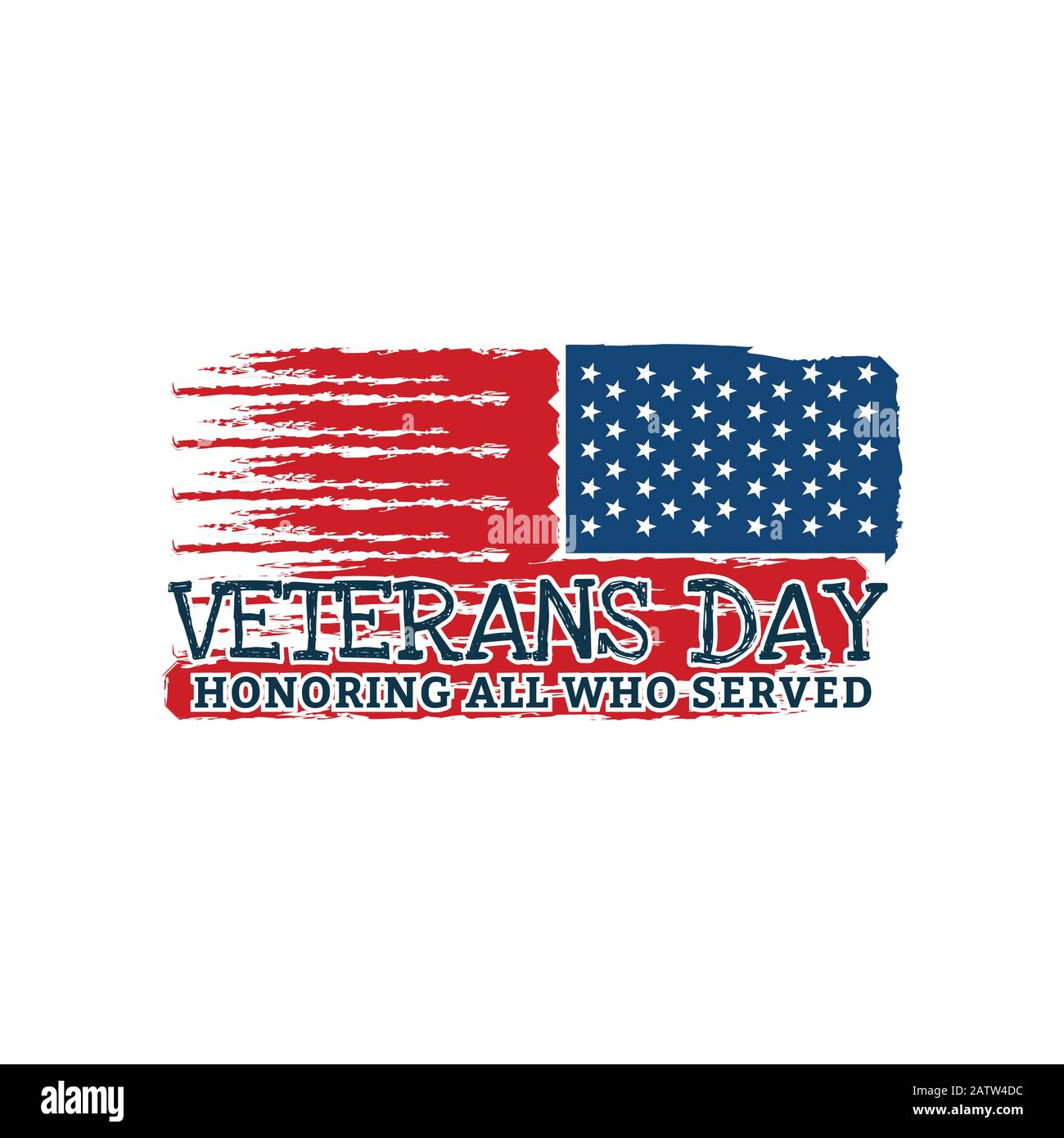 Veterans day, Honoring all who served. Hand lettering greeting card ...