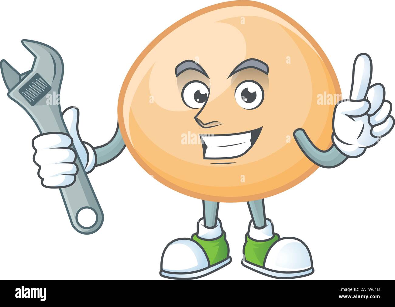 Smart Mechanic brown hoppang cartoon character design Stock Vector ...