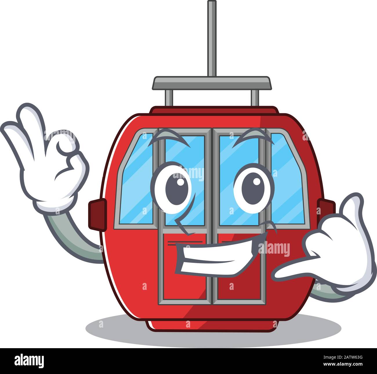 Ropeway view Cut Out Stock Images & Pictures - Alamy