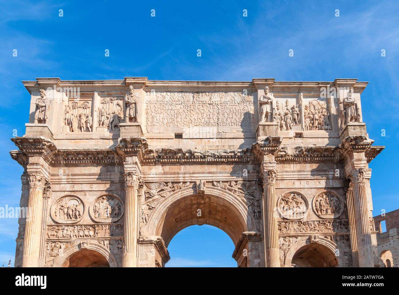 Arch of constantine rome facade hi-res stock photography and images - Alamy