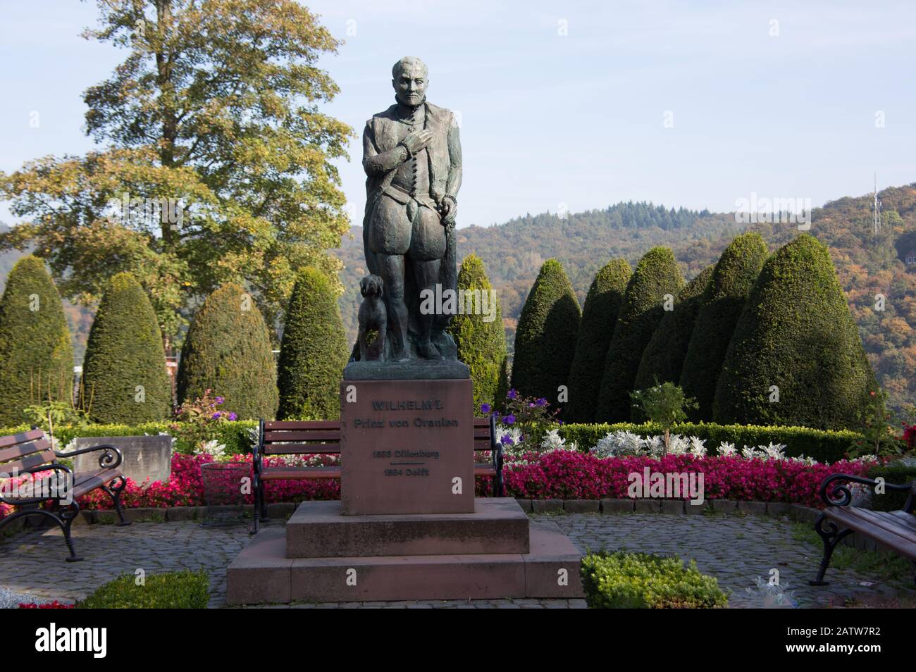 Wilhelmsturm, fortress and castle in Dillenburg Stock Photo - Alamy