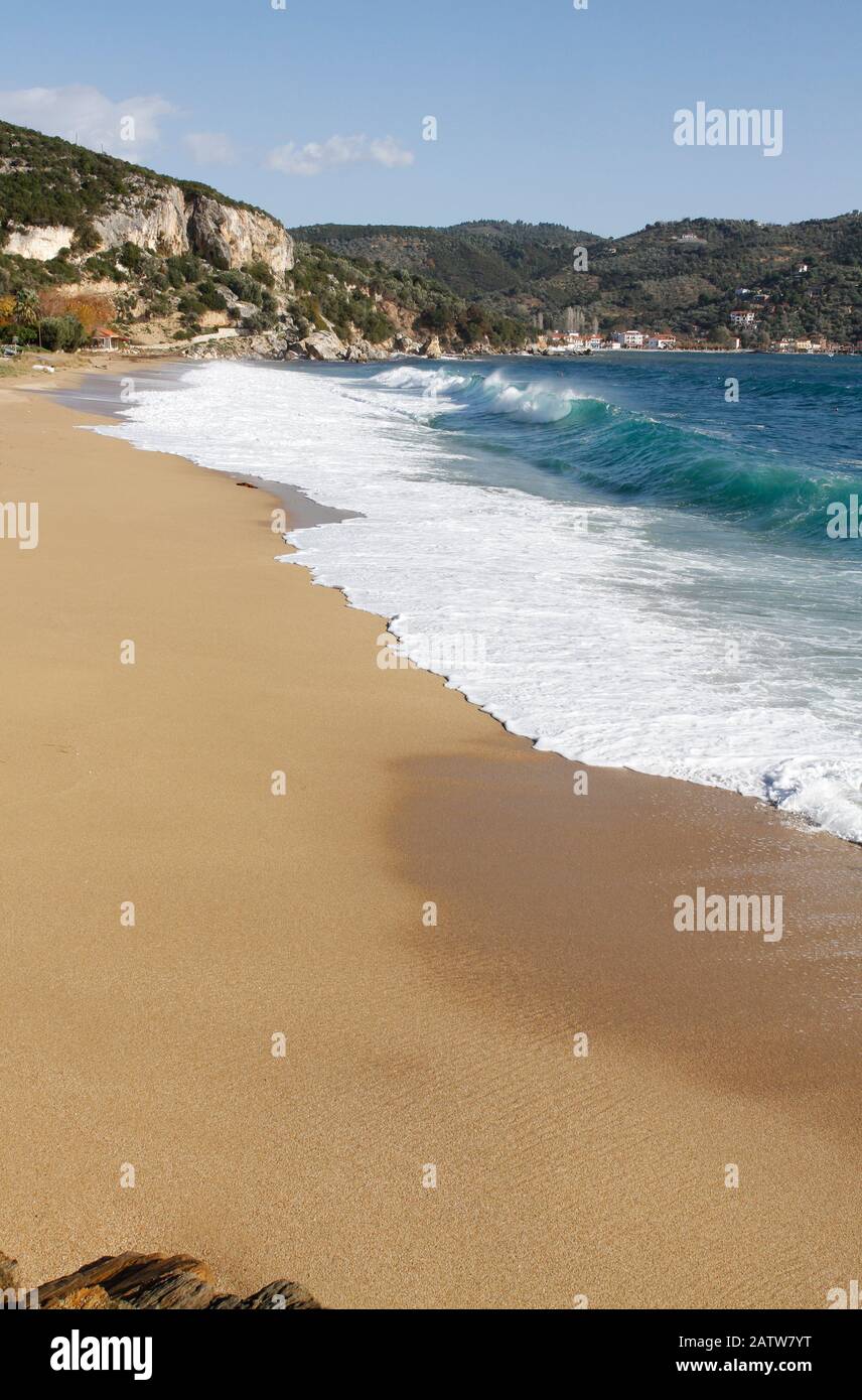 Greece volos beach hi-res stock photography and images - Alamy