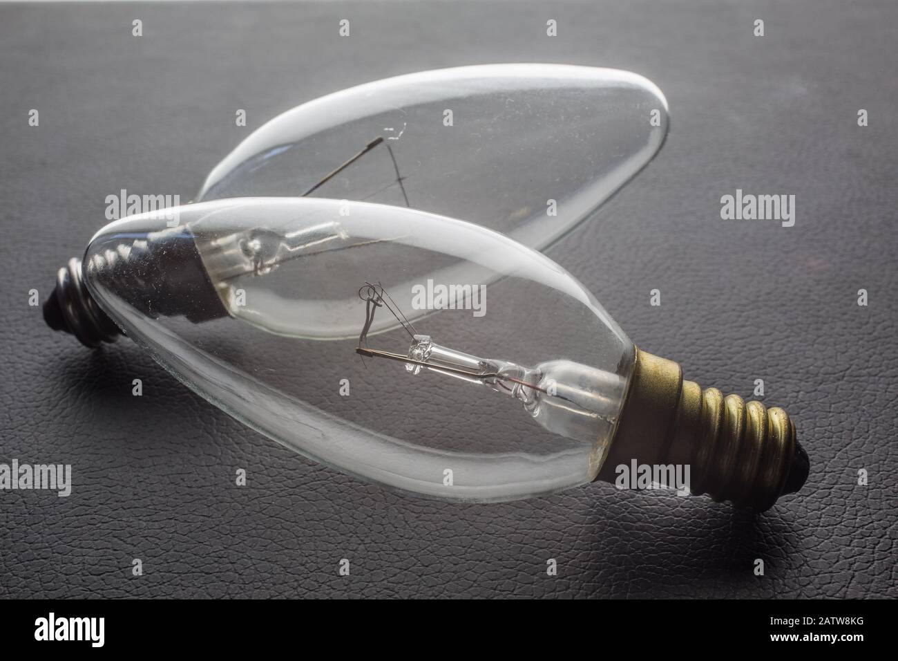 slim glass light bulb in drop shape Stock Photo - Alamy