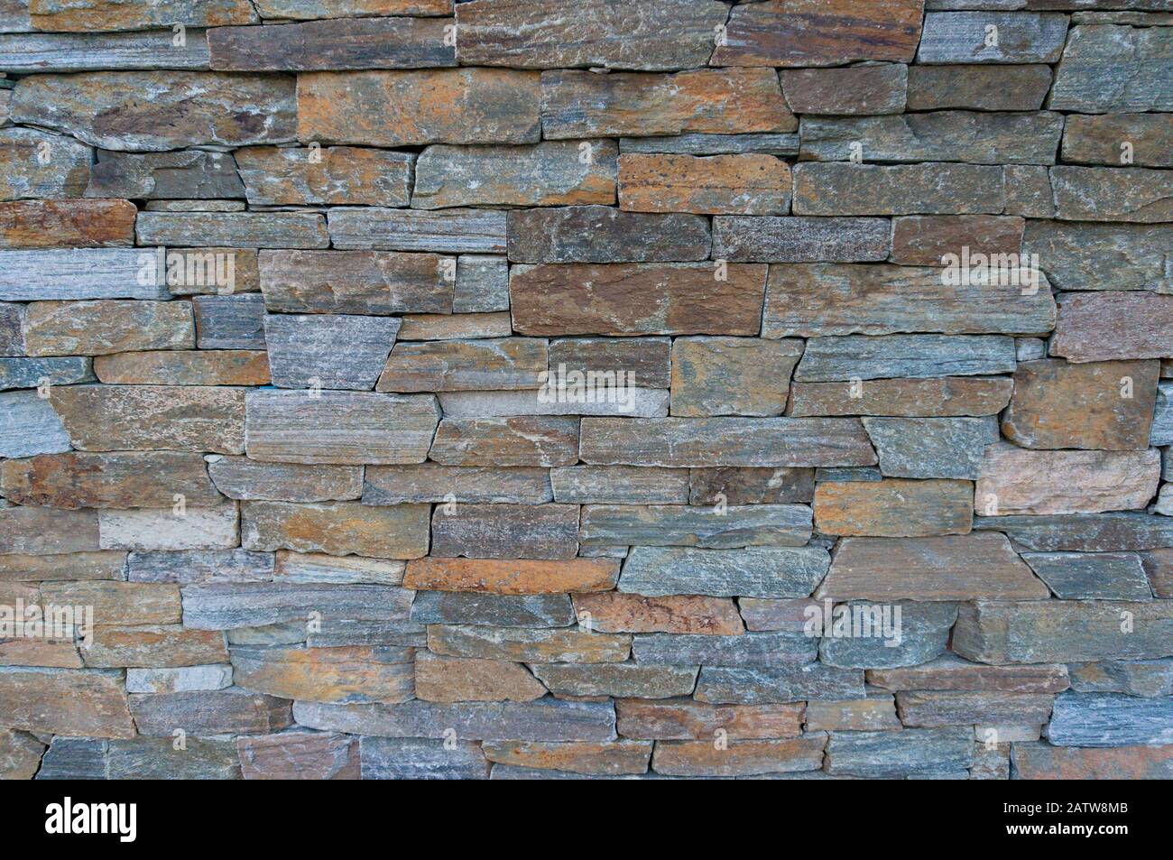 Stone layers background. Natural stone wall, fence construction texture background Stock Photo ...