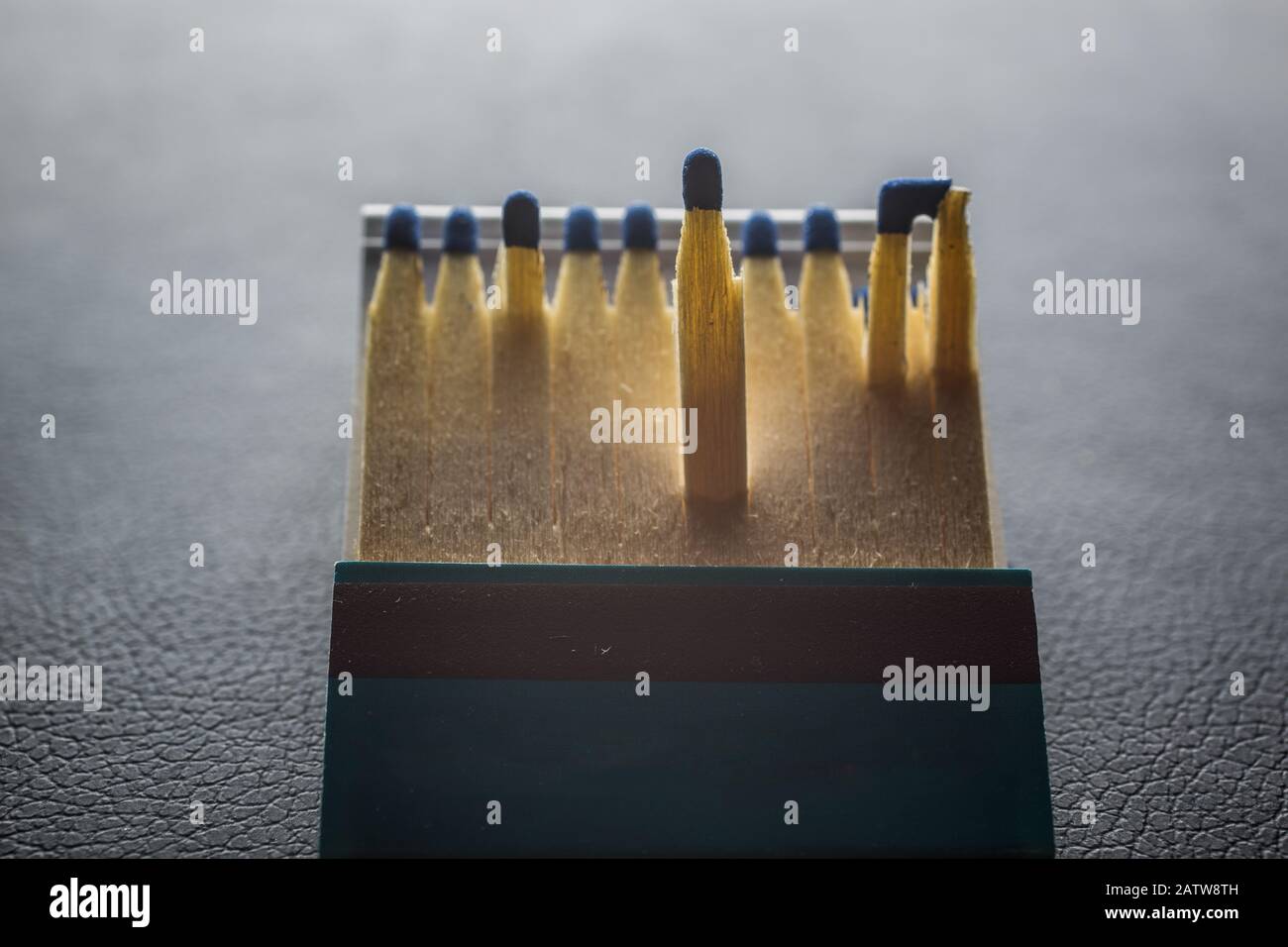 Matchstick letter with matches and flame Stock Photo - Alamy