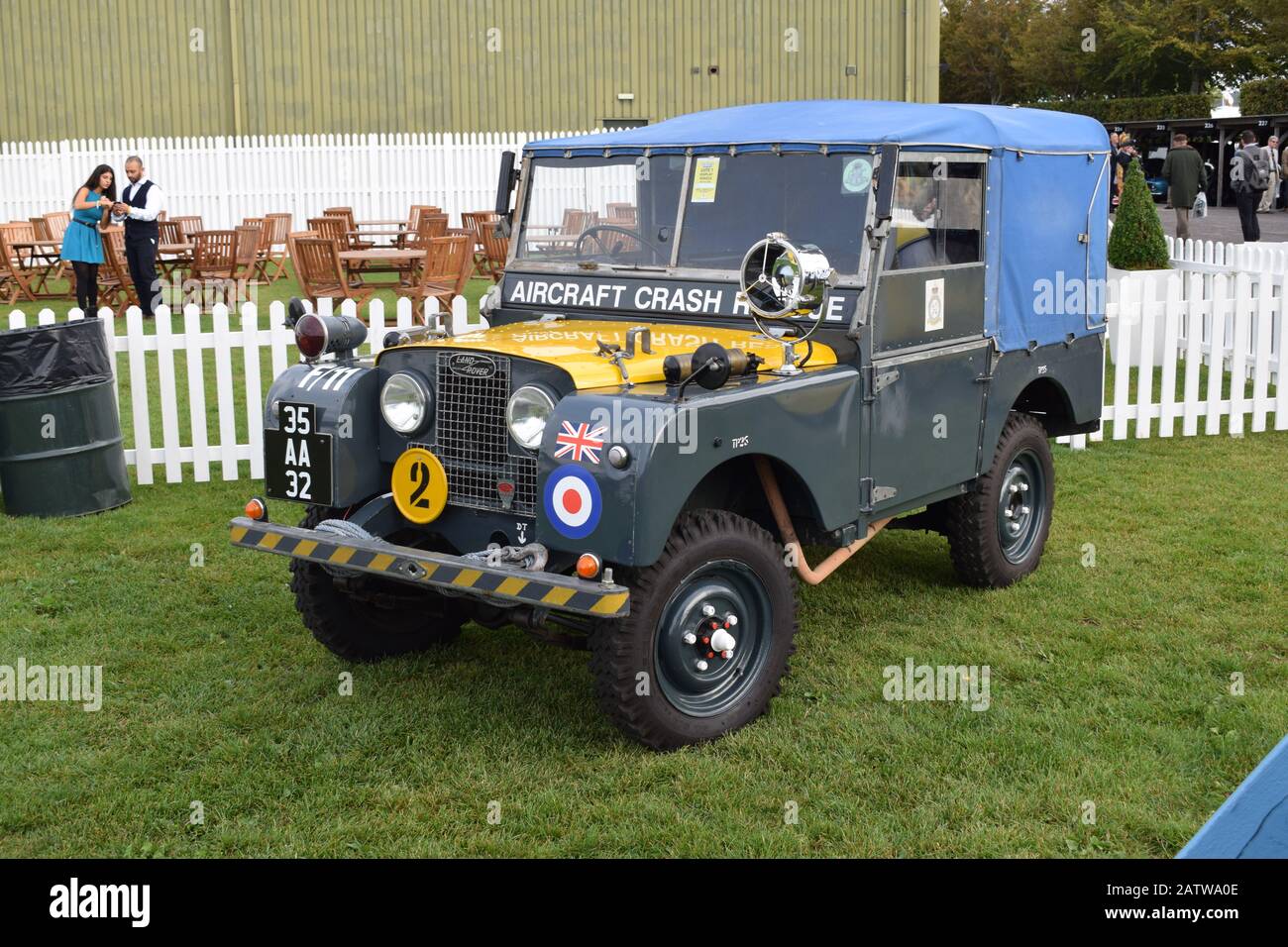 RAF Land Rover Series I at Goodwood Revival Stock Photo - Alamy