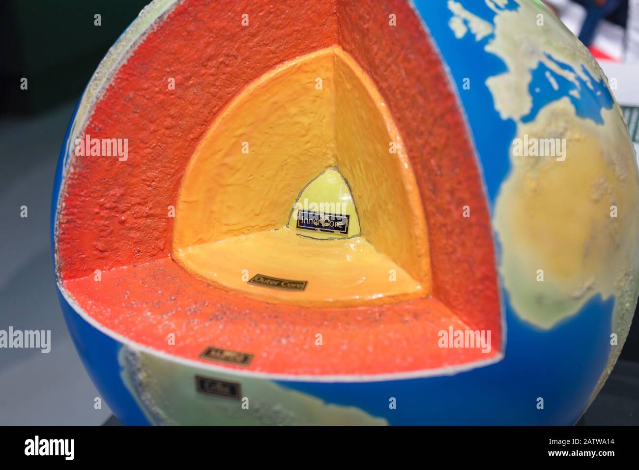 Earth globe magma hi-res stock photography and images - Alamy